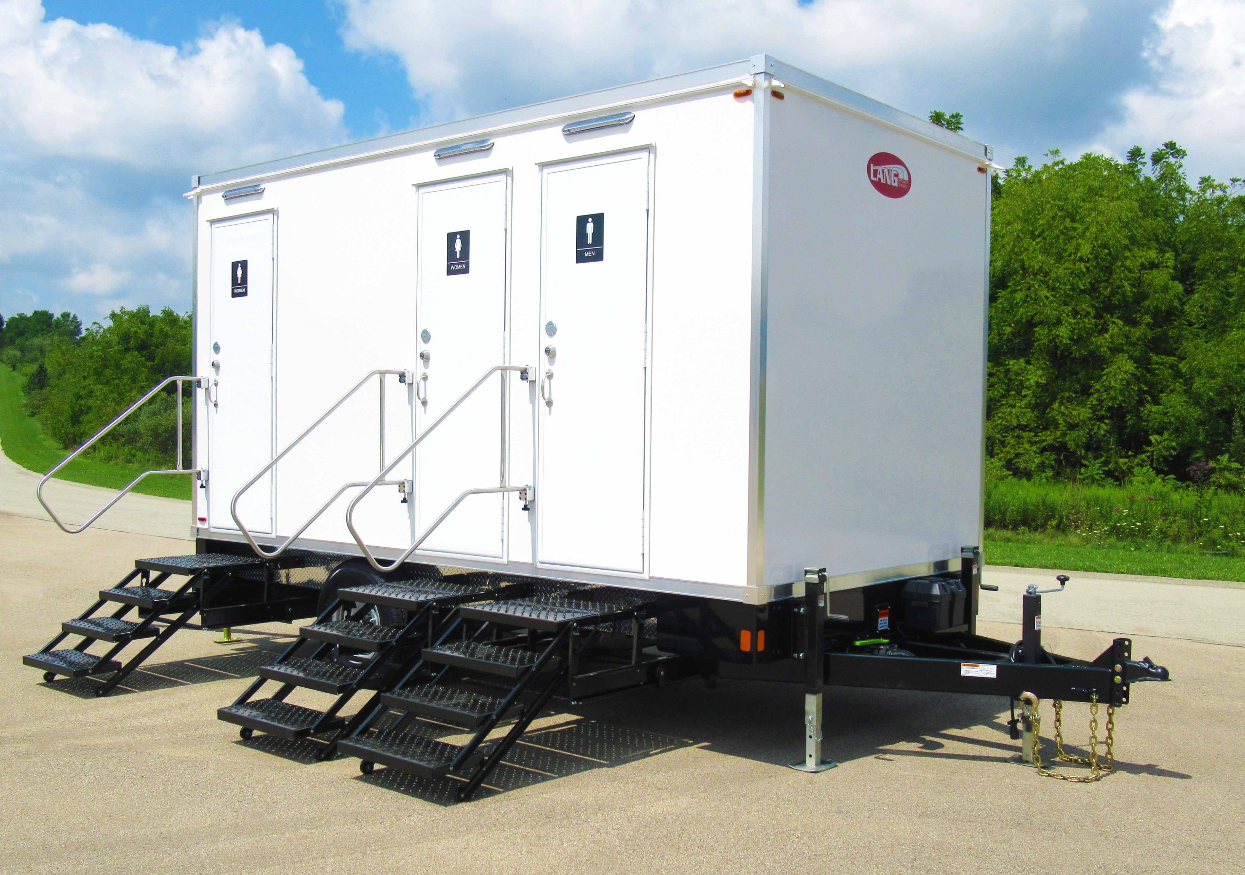 3 Station Restroom Trailer – Luxury Series – Royal Flushers